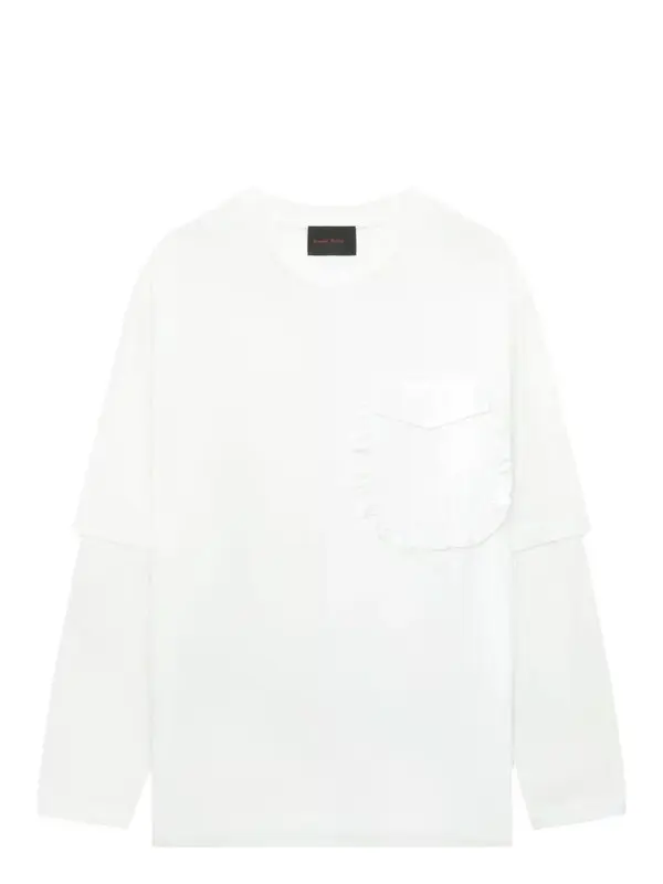 Simone Rocha Cotton Long-sleeve T-shirt - White
