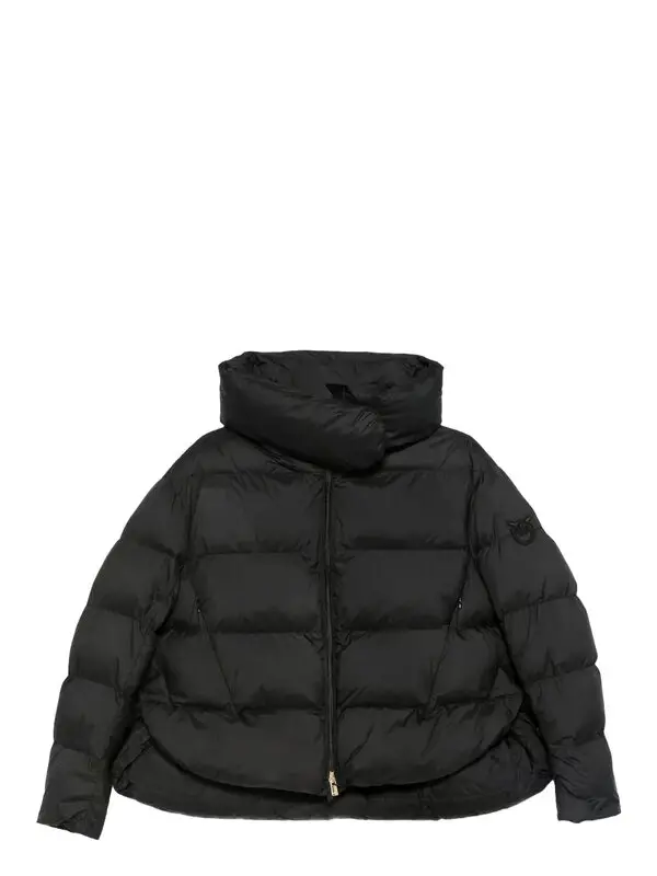 Pinko Quilted High-neck Jacket - Black