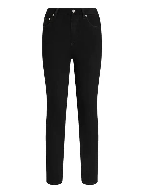 Dolce & Gabbana High-rise Five-pocket Jeans - Black