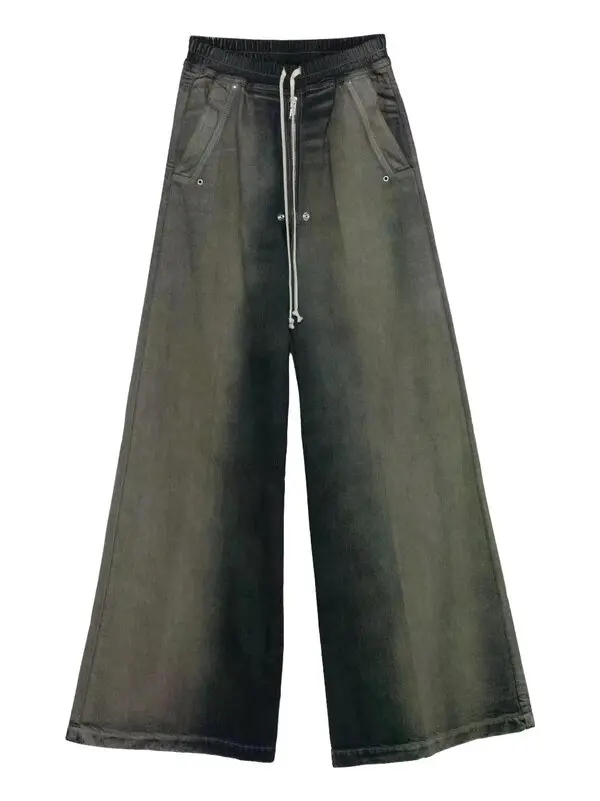 Rick Owens Drawstring Wide-leg Trousers - Grey