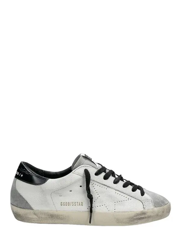GOLDEN GOOSE Super-star Sneakers - White/grey/black