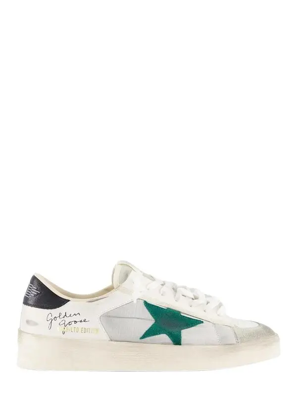 GOLDEN GOOSE Stardan Sneakers - White/silver/black