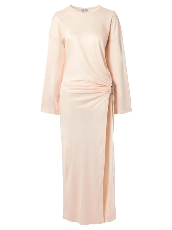 Attico Embellished Jersey Maxi Dress - Ivory