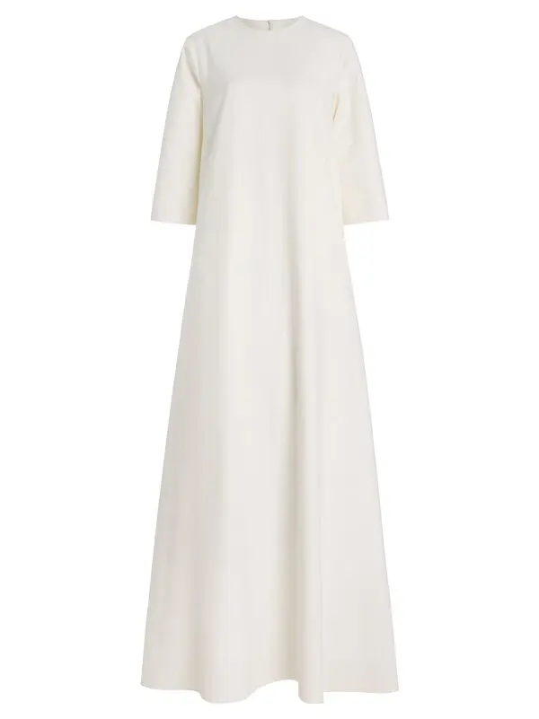 SLOAN Exclusive Twill A-line Gown - Ivory