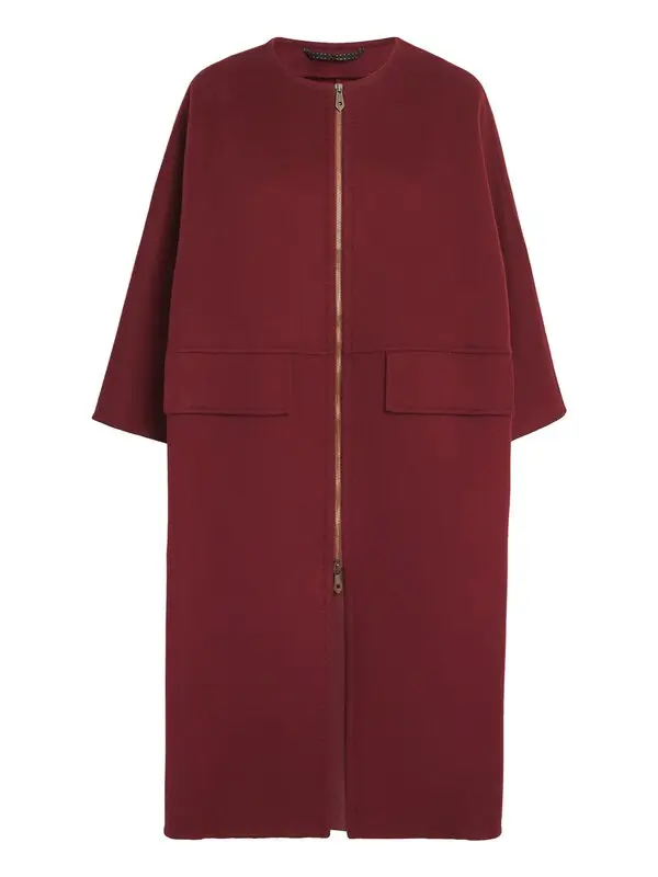 Max Mara Cashmere Cape - Red
