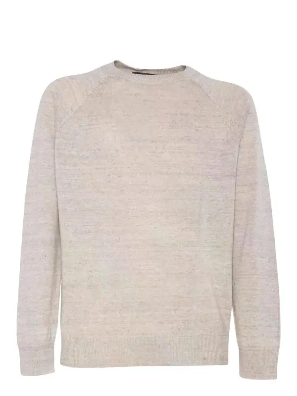 FILIPPO DE LAURENTIIS Raglan-sleeve Top - Neutrals