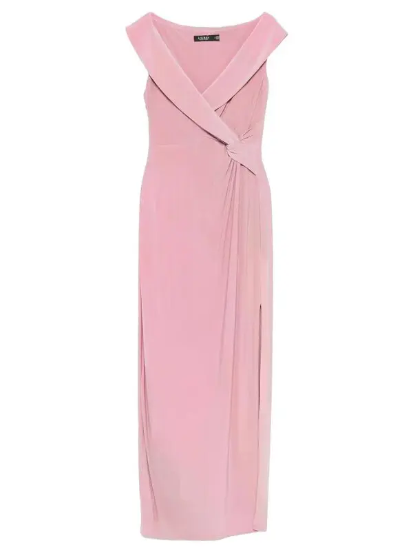 Ralph Lauren Off-shoulder Long Dress - Pink