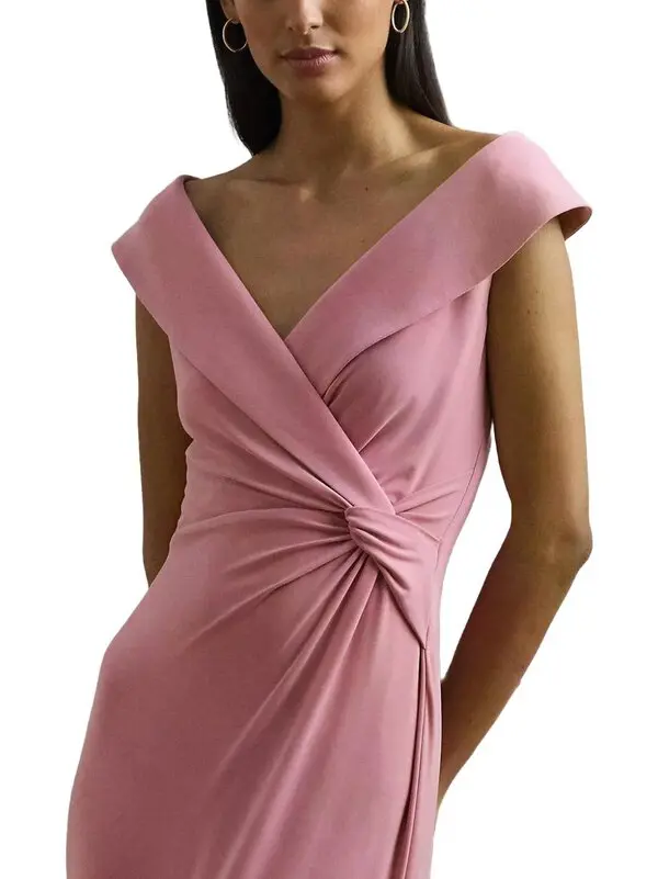 Ralph Lauren Off-shoulder Long Dress - Pink