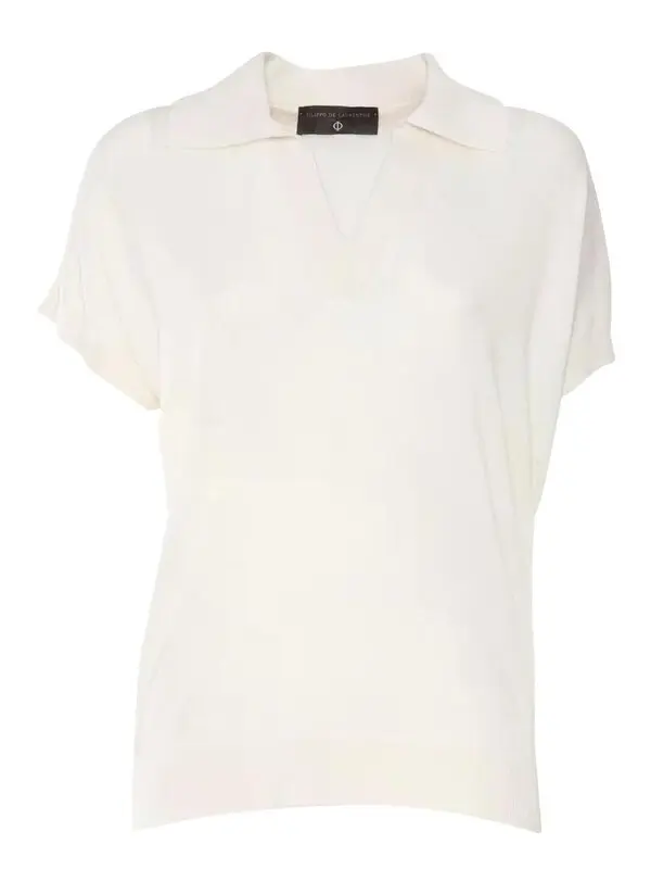 FILIPPO DE LAURENTIIS Short-sleeve Top - White