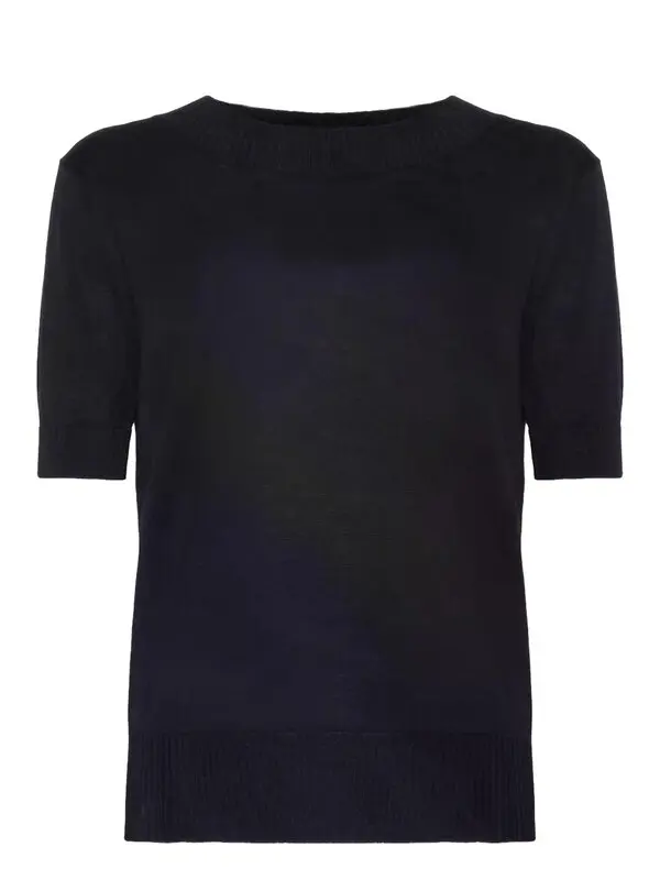 FILIPPO DE LAURENTIIS Short-sleeve Top - Black
