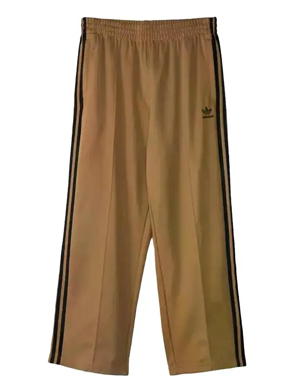 Adidas Three-stripe Track Pants - Brown