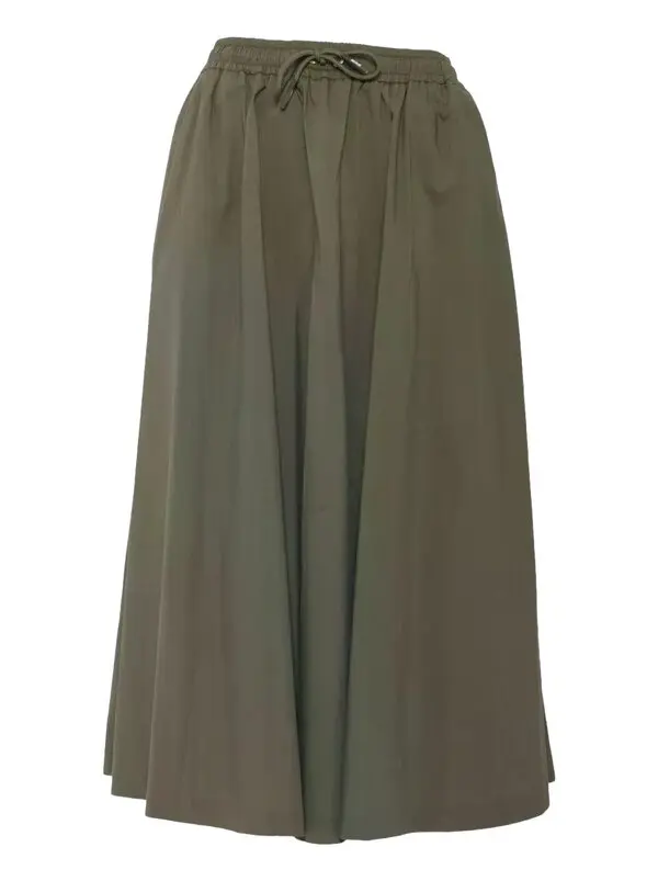 K-WAY Mosella Drawstring Midi Skirt - Green