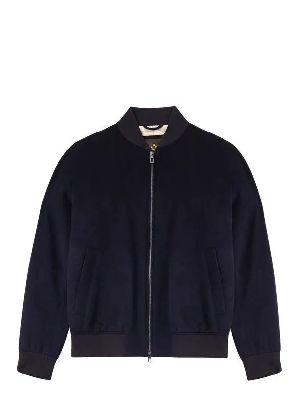 Loro Piana Ivy Storm System® Cashmere-felt Bomber Jacket - Blue