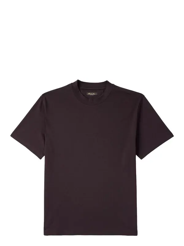 Loro Piana Cotton-jersey T-shirt - Brown