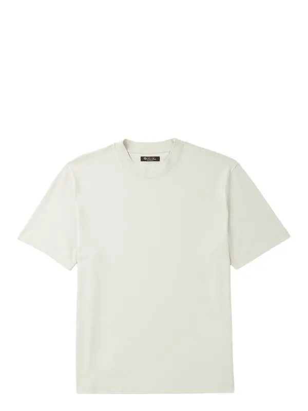 Loro Piana Cotton-jersey T-shirt - Green
