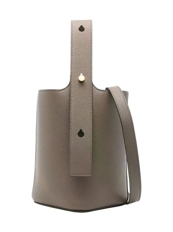 Loewe Mini Pebble Bucket Bag - Grey