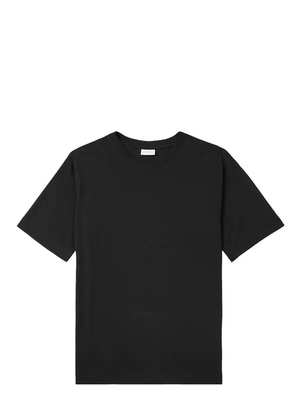 Dries Van Noten Cotton-jersey T-shirt - Black