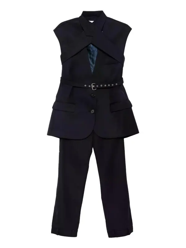 Monse Tailored Deconstructed Trousers - Blue