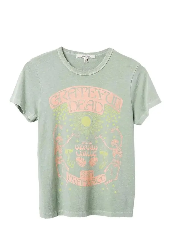 Junk Food Clothing Grateful Dead Skeleton Solstice Original Tee - Sea Spray