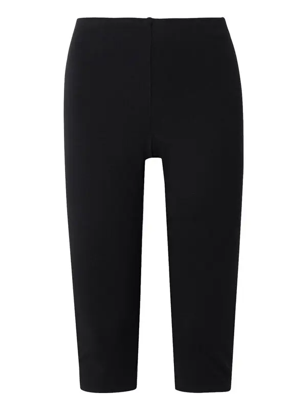 SKIMS Smooth Layers Jersey Capri Leggings - Black