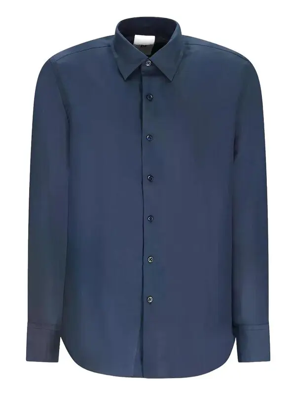 PT TORINO Long-sleeve Button-down Shirt - Blue