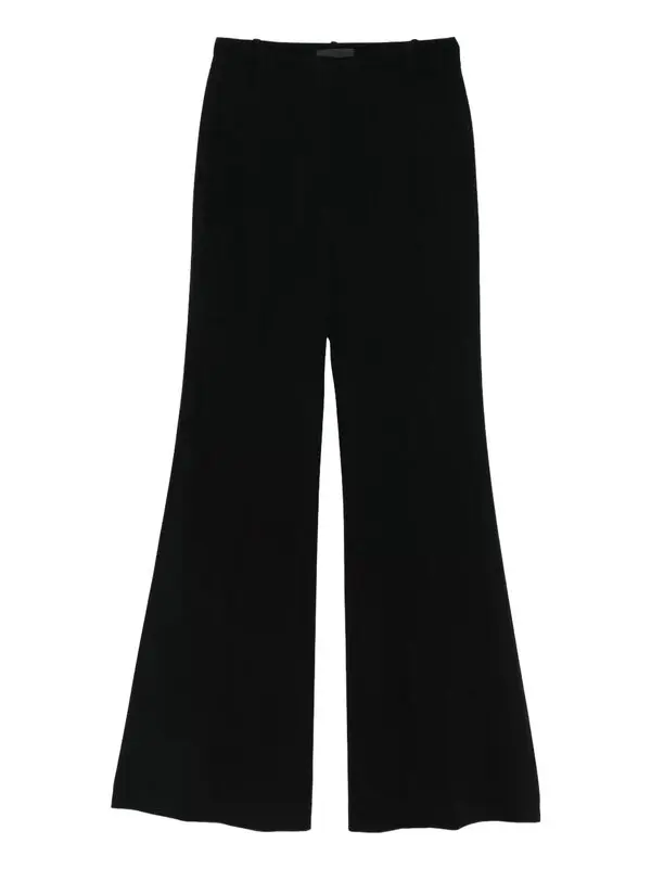 NILI LOTAN Flared Trousers - Black