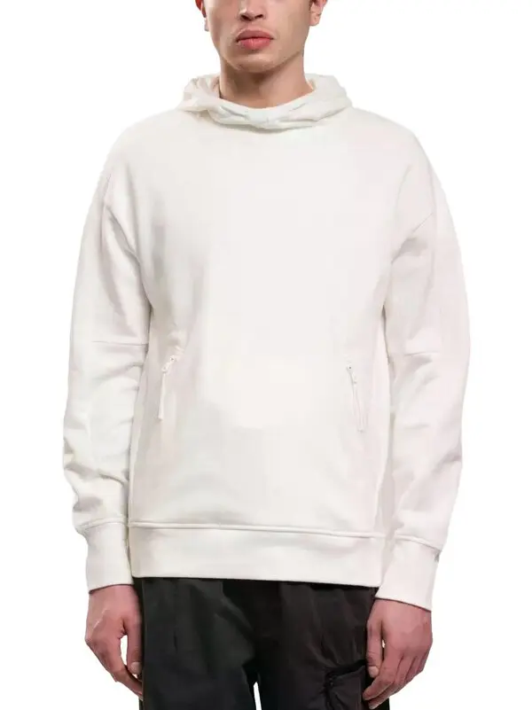 C.P. COMPANY Lens-detail Hoodie - White