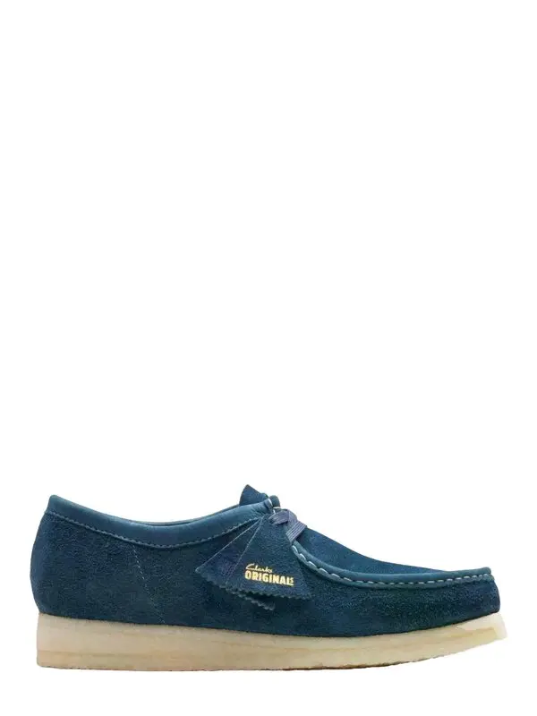 Clarks Wallabee Derby Shoes - Blue