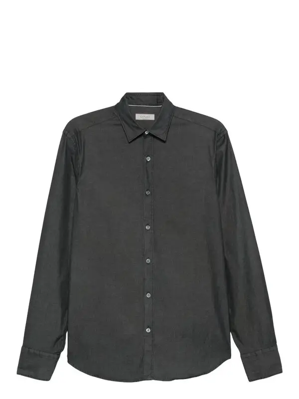 Canali Long-sleeve Button-fastening Shirt - Grey