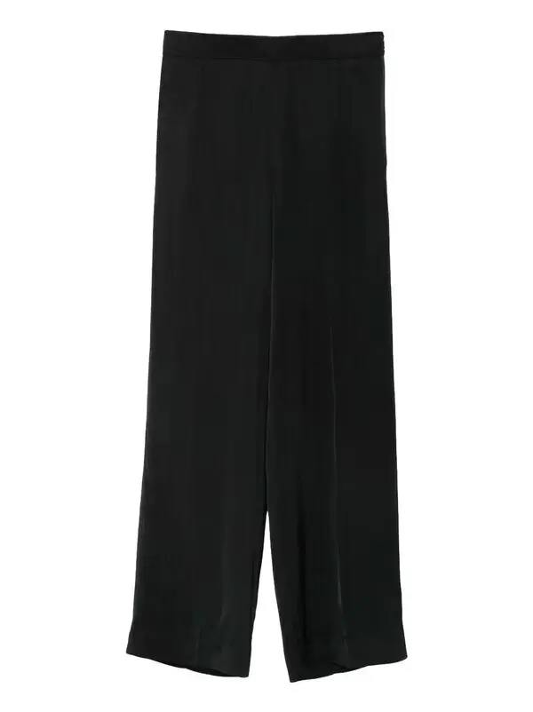 JIL SANDER Pressed-crease Trousers - Black