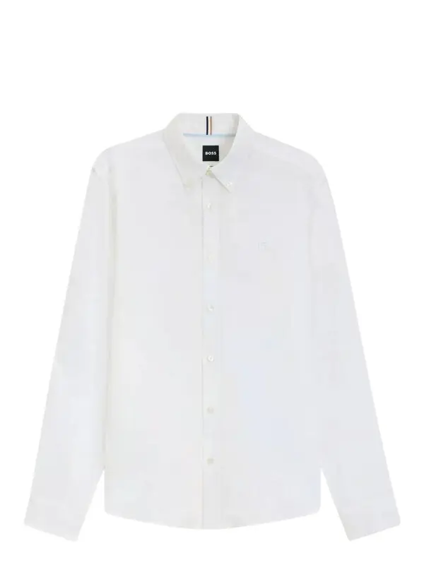 BOSS Button-up Long-sleeve Shirt - White