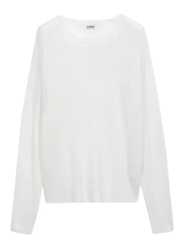 Loewe Wool Sweater - White