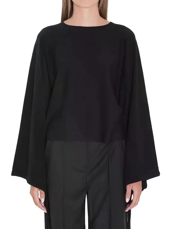 Max Mara Frais Batwing Sleeve Sweater - Black