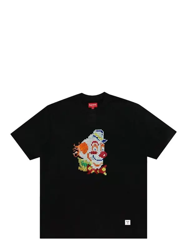 Supreme Sequin-embellished Short-sleeve T-shirt - Black