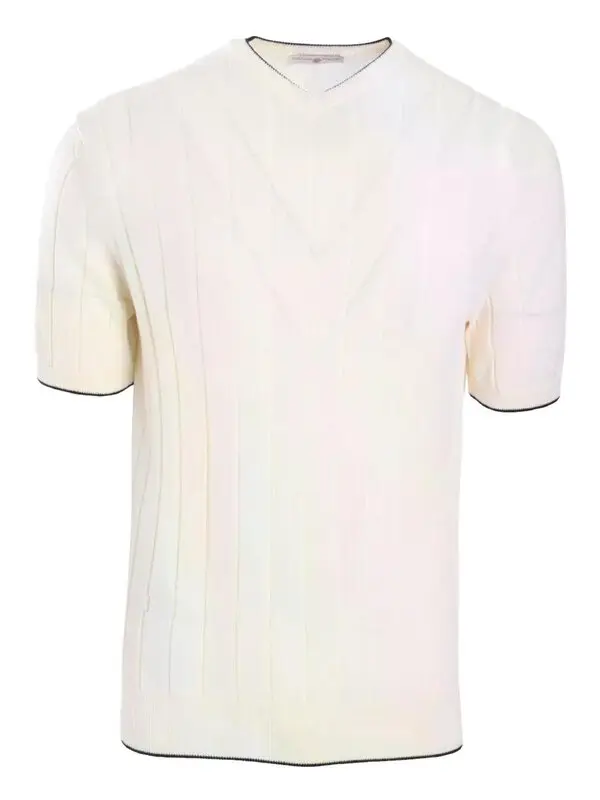 Luciano Barbera Knitted T-shirt - White