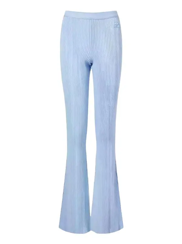 COURREGES Ribbed Trousers - Blue