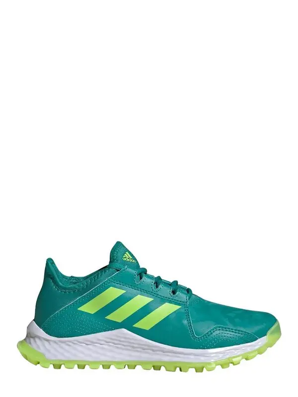 Adidas Hockey Youngstar Shoe - Pure Teal/lucid Lemon/core Black