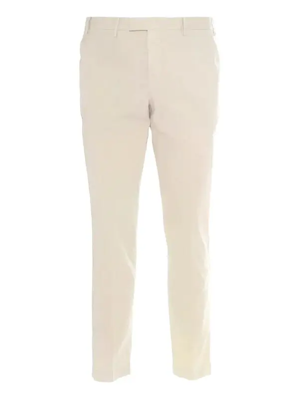 PT TORINO Cotton Trousers - White