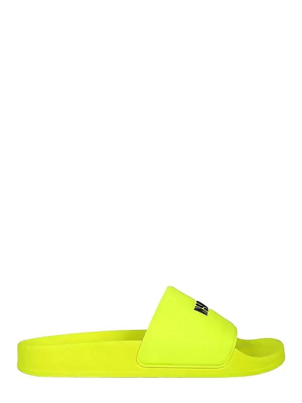 MSGM Logo-embellished Slides - Yellow