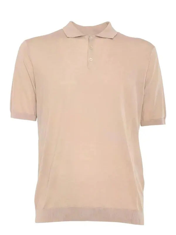 BALLANTYNE Short-sleeved Polo Shirt - Pink