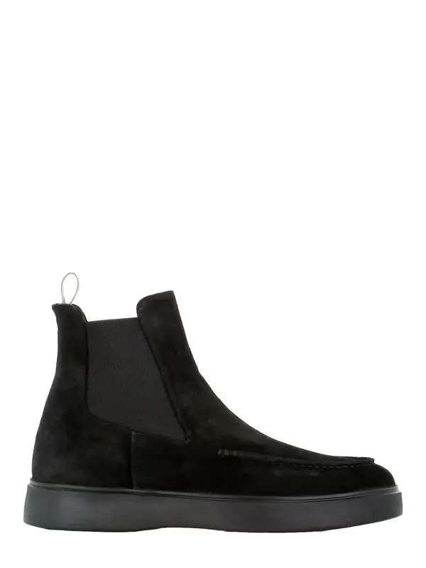 Officine Creative Suede Chelsea Boots - Black