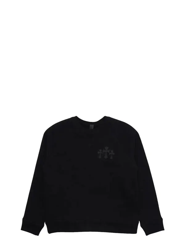 Chrome Hearts Crew-neck Cotton Sweatshirt - Black