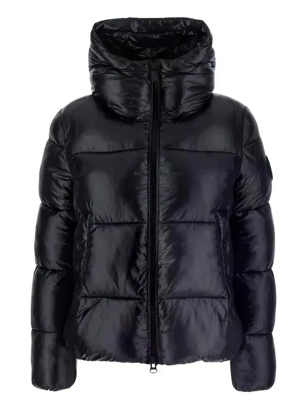 SAVE THE DUCK Quilted Hooded Jacket - Black