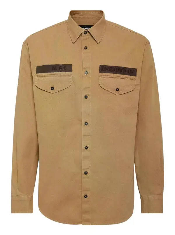 Dsquared2 Military Shirt - Neutrals