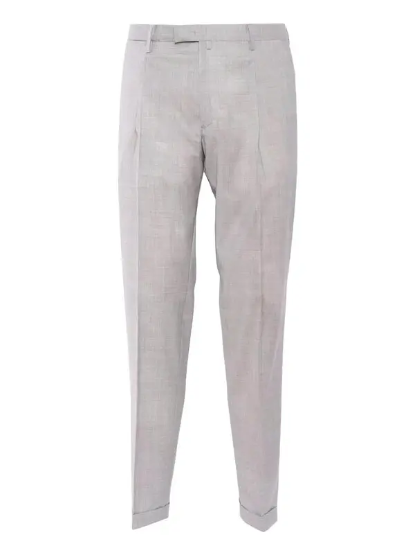 BRIGLIA 1949 Pleated Tailored Trousers - Grey