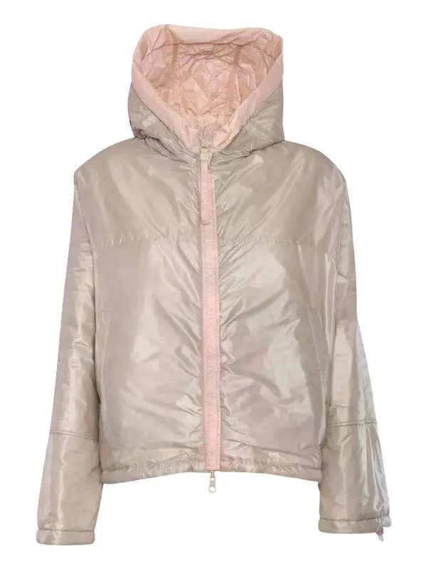 DUNO Quilted Hooded Jacket - Neutrals