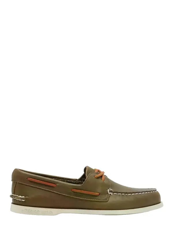 Sperry Leather Boat Shoes - Green