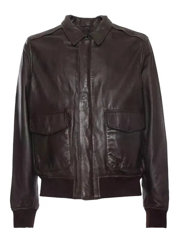 SCHOTT Leather Jacket - Brown