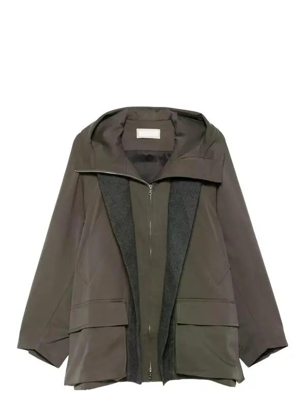 LITKOVSKA Hooded Pocket Coat - Green