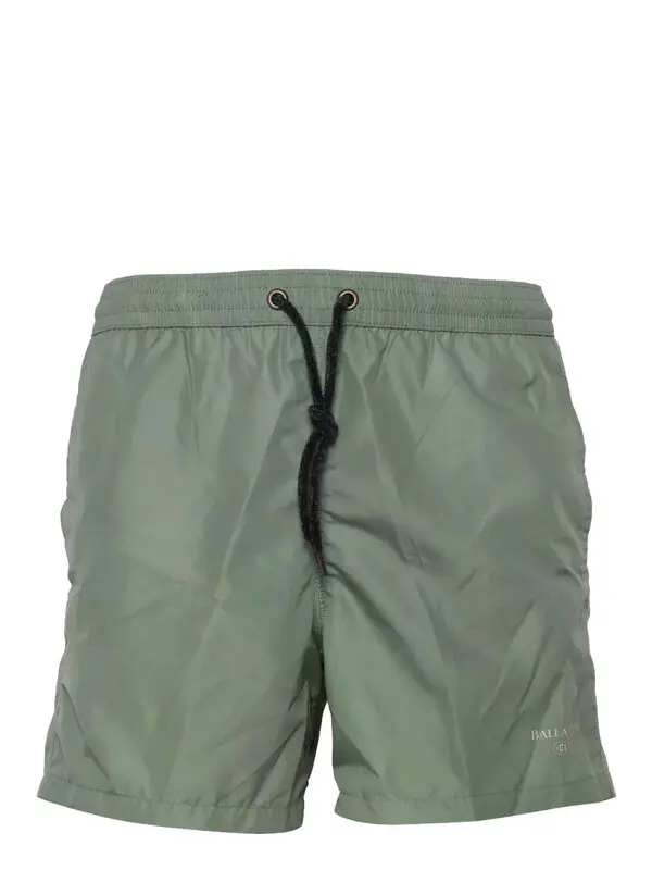 BALLANTYNE Drawstring Swim Shorts - Green